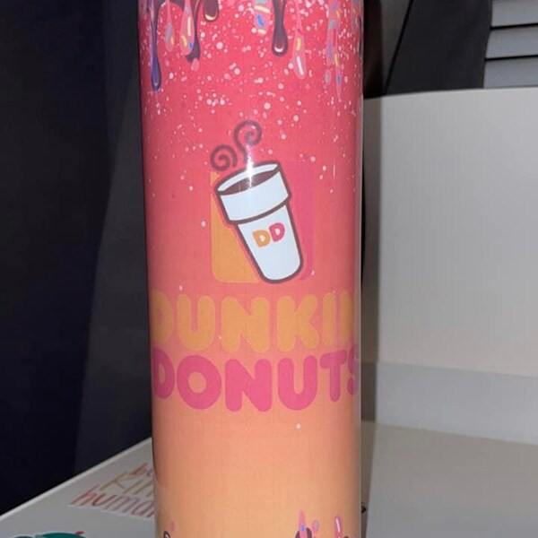Dunkin Donut Tumbler - Etsy