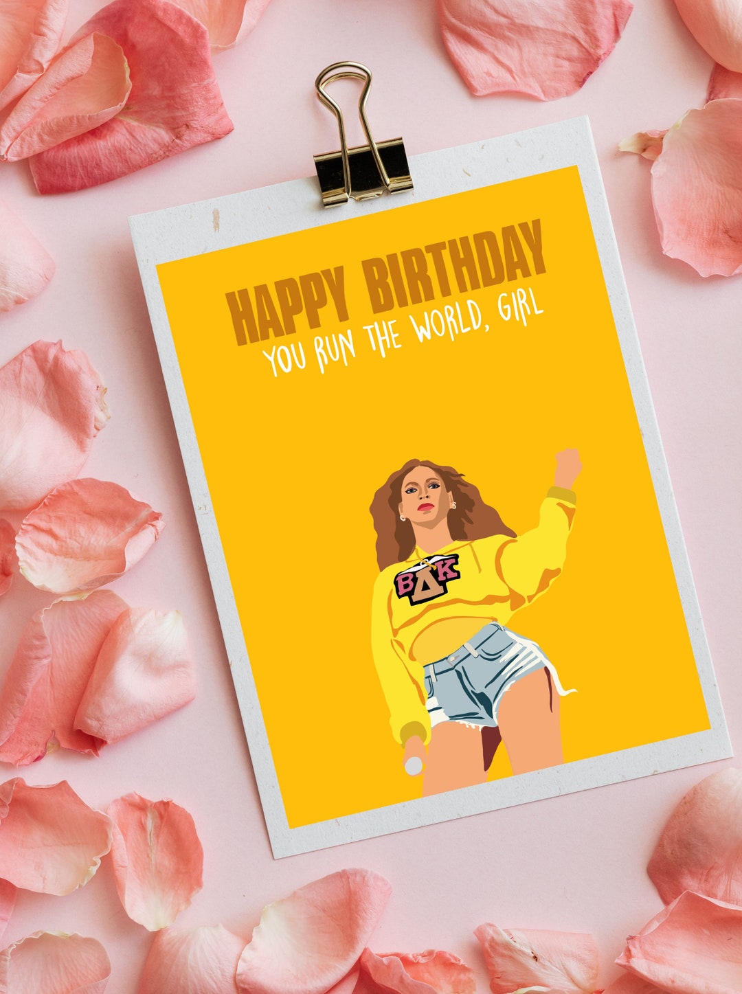 Beyoncé Printable Birthday Card or Poster - Etsy