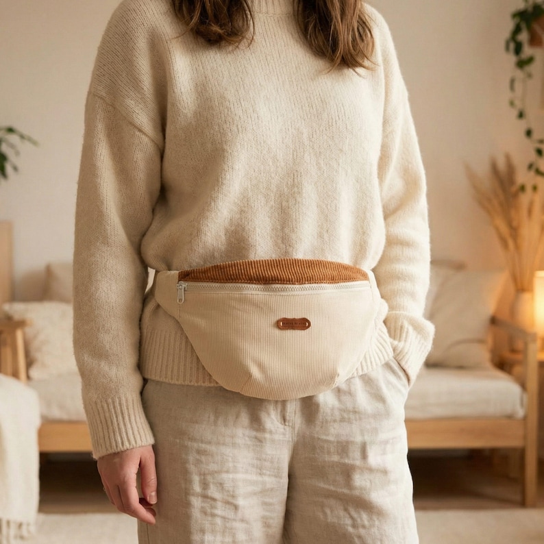Fanny Pack Sewing Pattern: Video Tutorial Crossbody Bag 2 Sizes ...