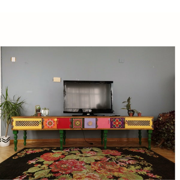 Boho Tv Stand Decor - Etsy