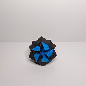 Modular Origami 2-sided Compressed Star Decoration - Etsy