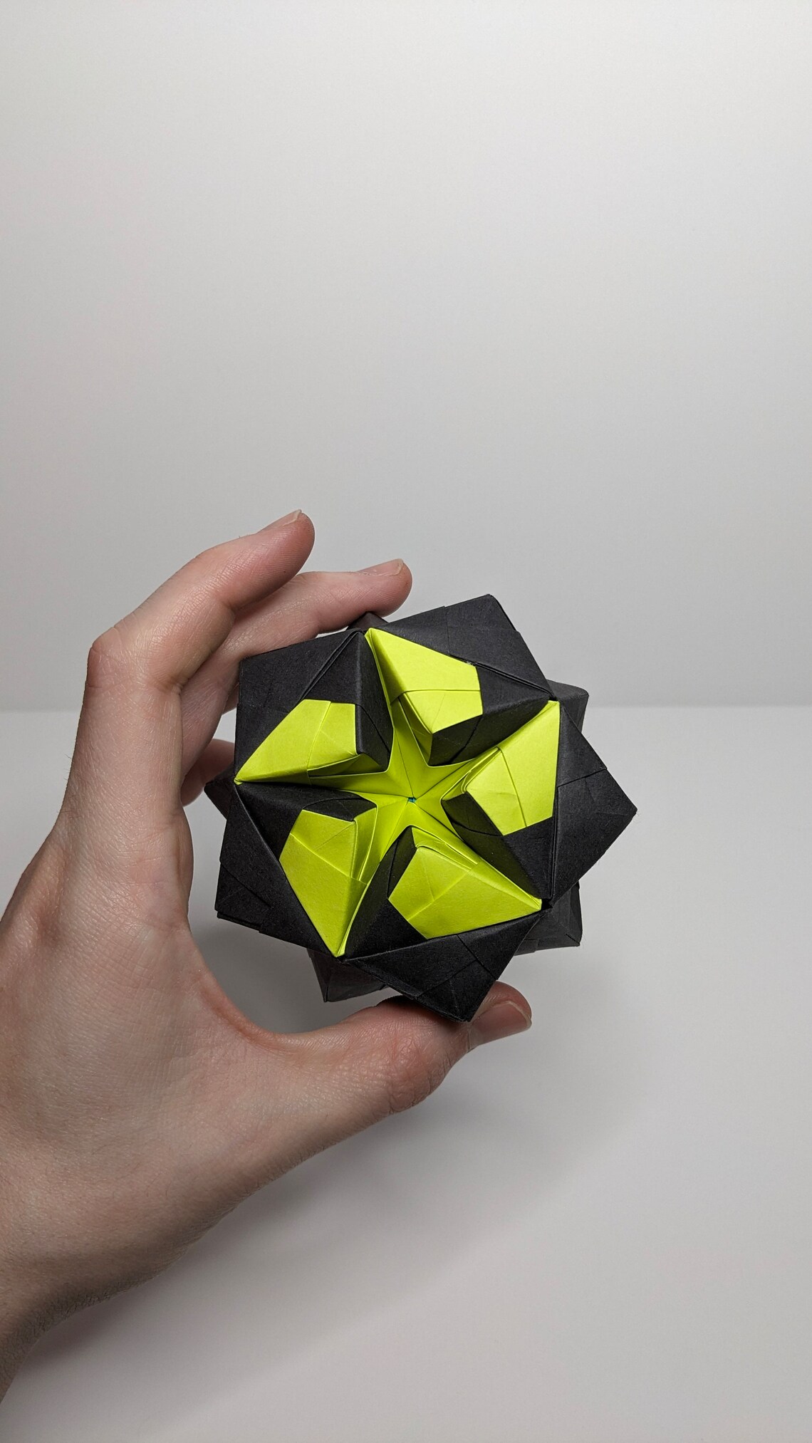 Modular Origami 2-sided Compressed Star Decoration - Etsy