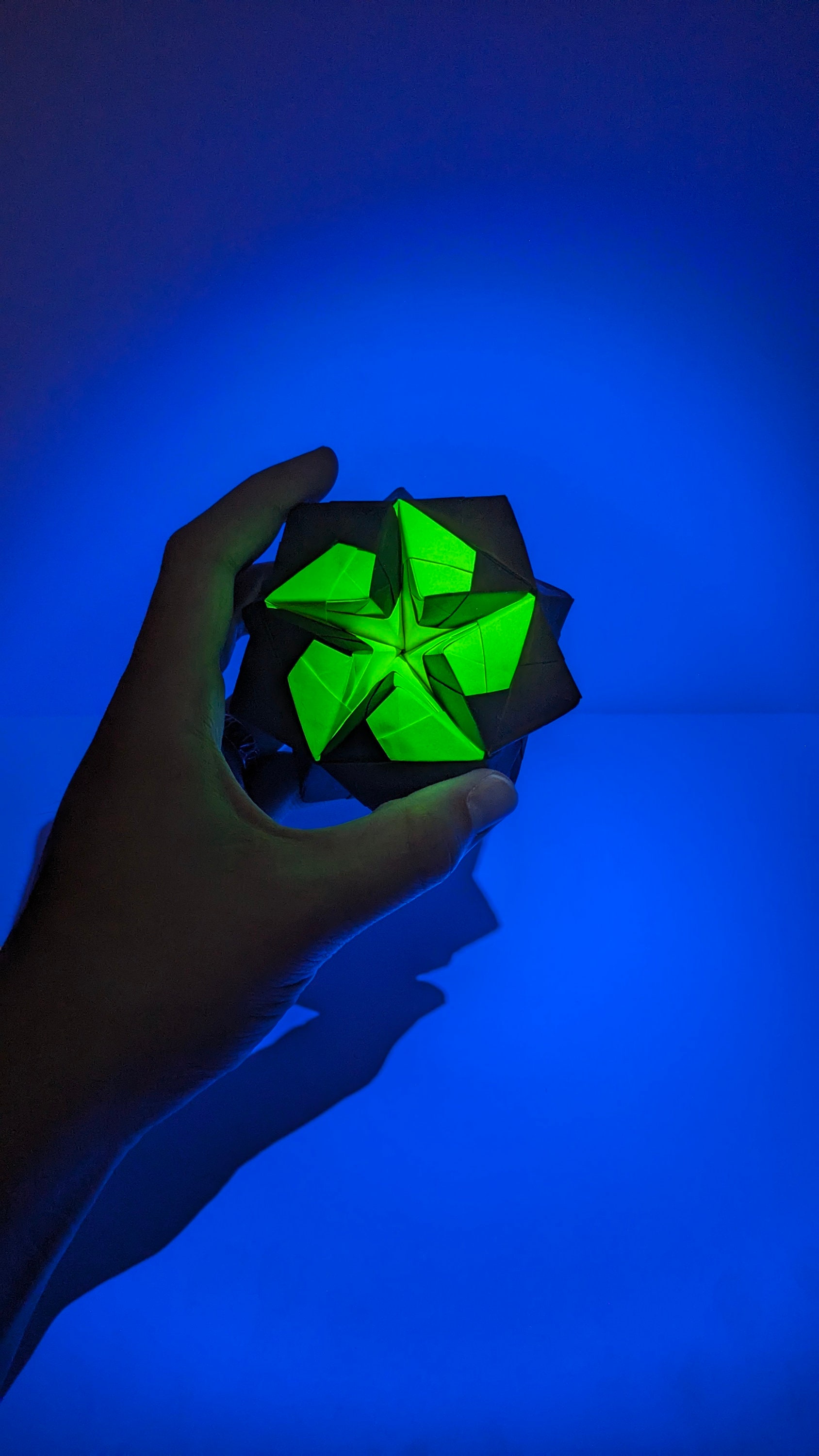 Modular Origami 2-sided Compressed Star Decoration - Etsy