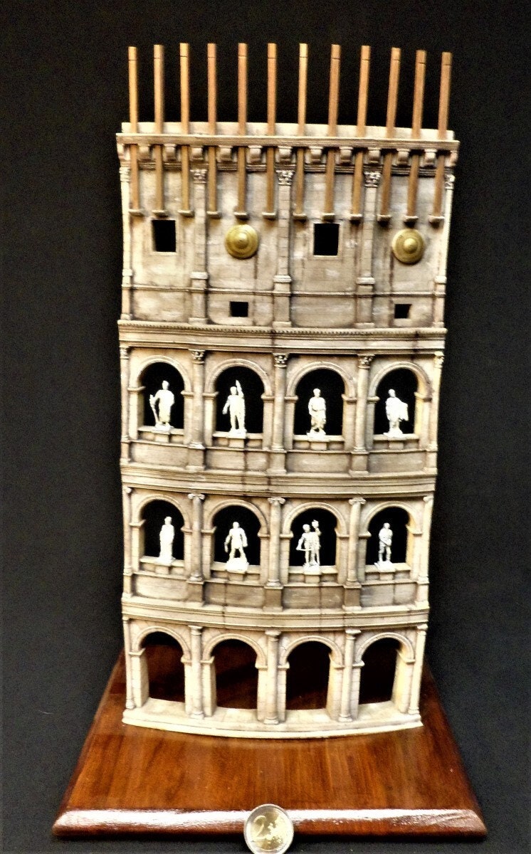 Handmade Diorama - Colosseum, Ancient Rome,part of the Façade of the ...