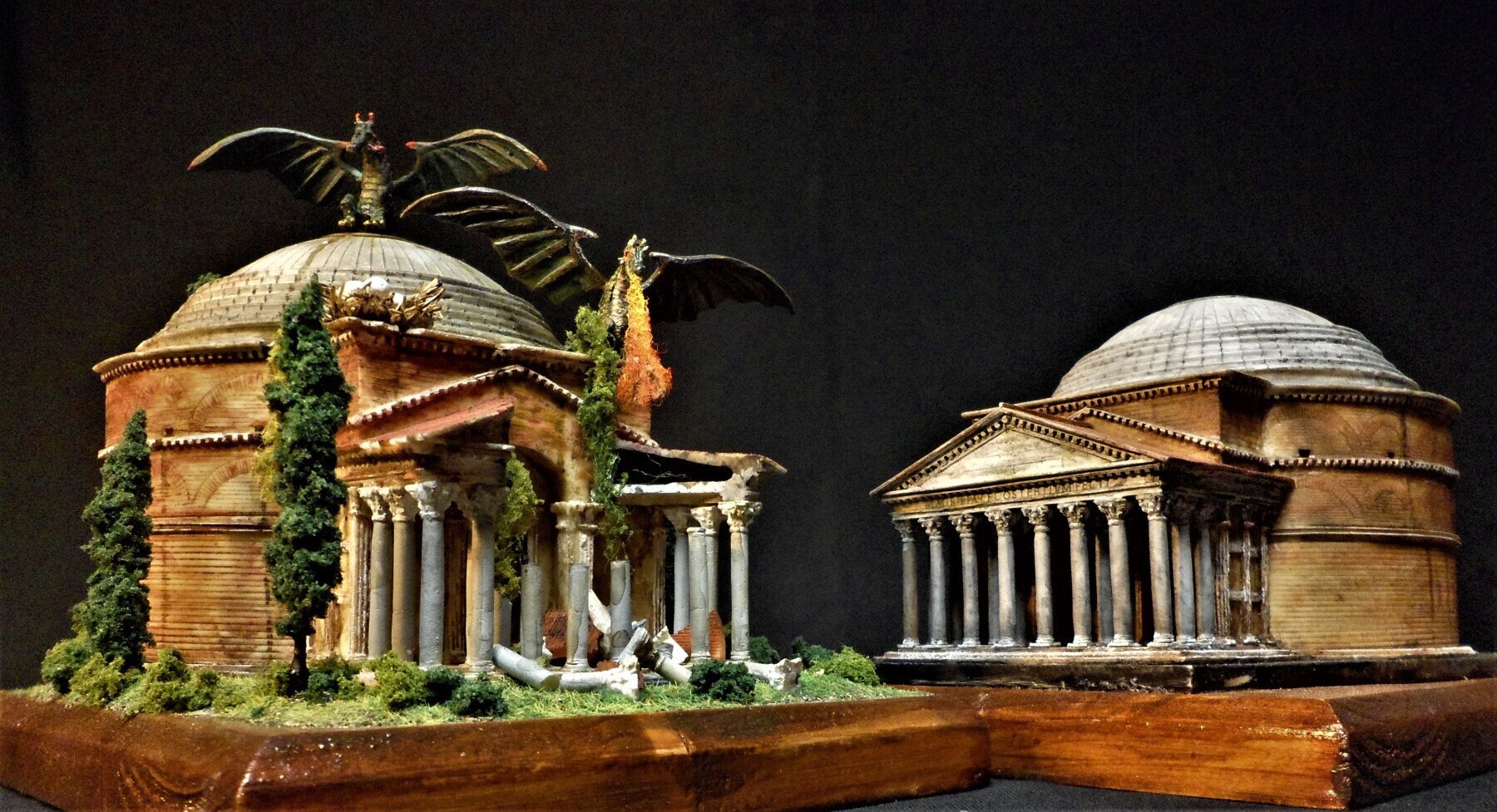 The Pantheon of Rome 1:500 Scale – Handcrafted Masterpiece - Etsy
