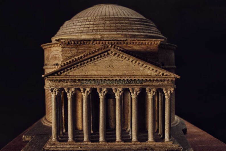 The Pantheon of Rome 1:500 Scale – Handcrafted Masterpiece - Etsy