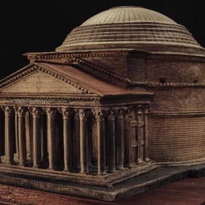 The Pantheon of Rome 1:500 Scale – Handcrafted Masterpiece - Etsy