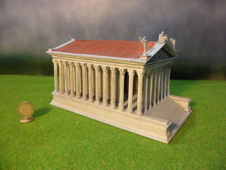 Handmade Diorama - Temple of Hadrian - Etsy