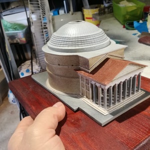 The Pantheon of Rome 1:500 Scale – Handcrafted Masterpiece - Etsy