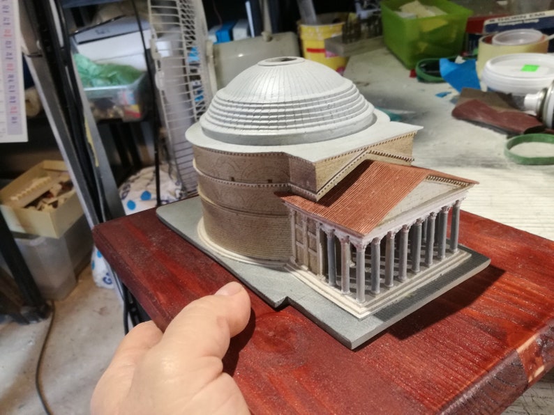 The Pantheon of Rome 1:500 Scale – Handcrafted Masterpiece - Etsy