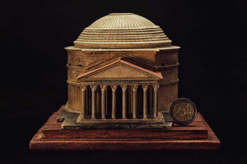 The Pantheon of Rome 1:500 Scale – Handcrafted Masterpiece - Etsy