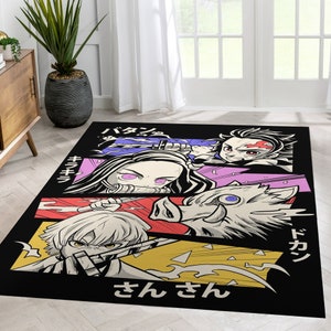 Anime Rug for Bedroom Fantastic Rug Custom Rug Art Design - Etsy