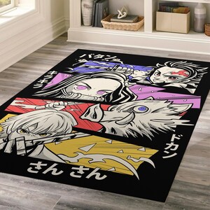 Anime Rug for Bedroom Fantastic Rug Custom Rug Art Design - Etsy