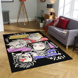Anime Rug for Bedroom Fantastic Rug Custom Rug Art Design - Etsy