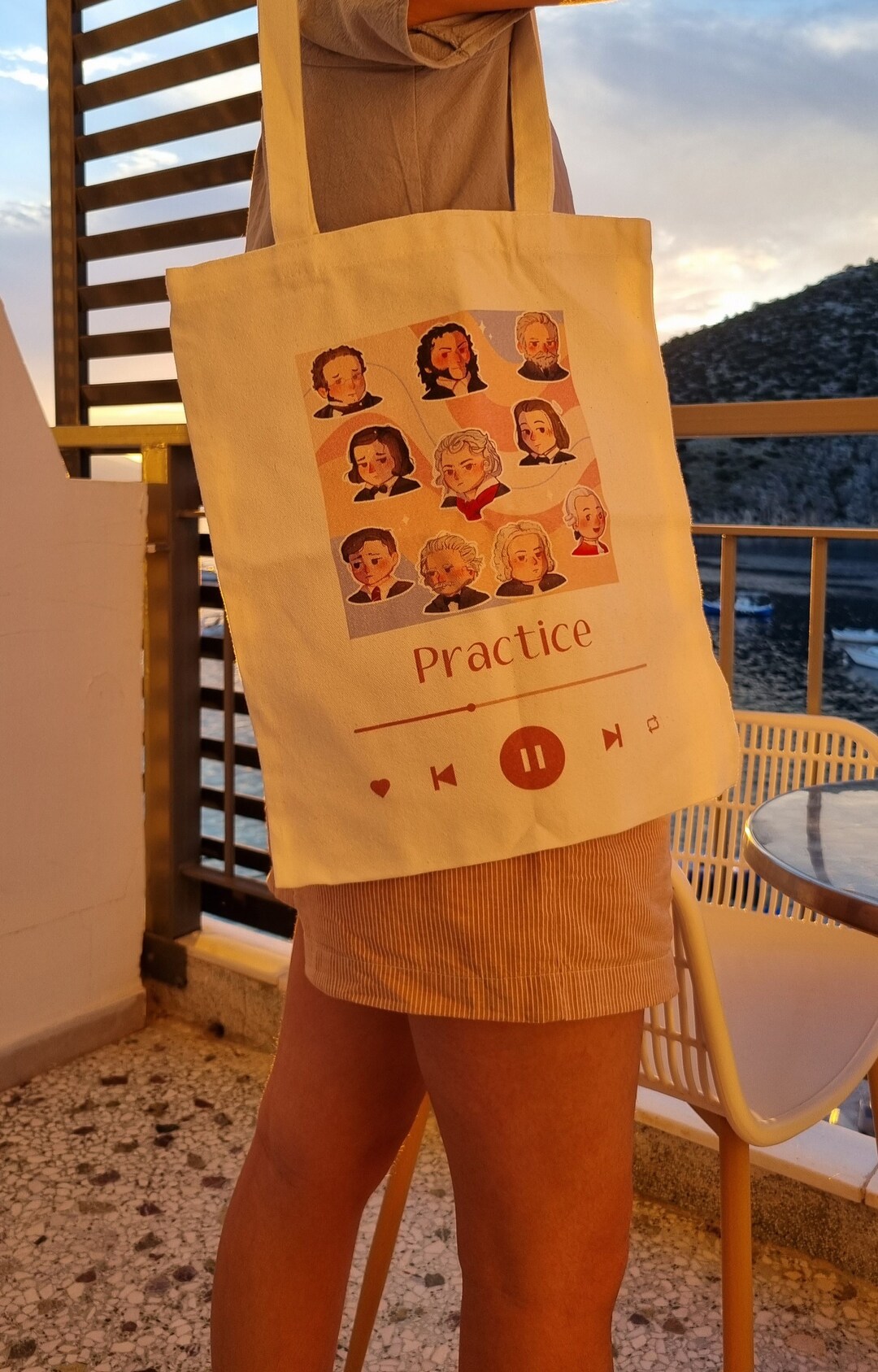 Classical Composers Album Cover Tote Bag | Chopin, Beethoven, Mozart ...