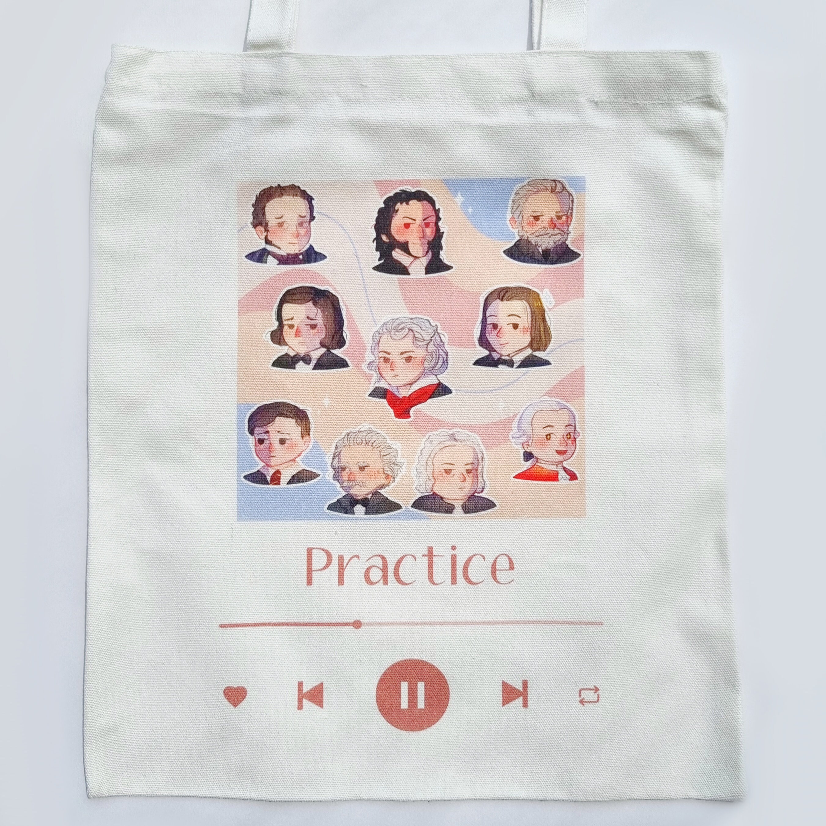 Classical Composers Album Cover Tote Bag | Chopin, Beethoven, Mozart ...