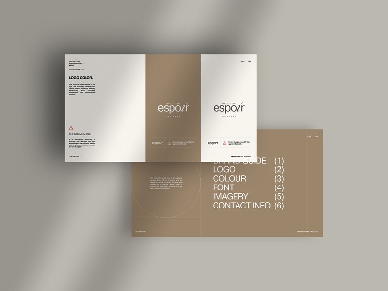 Brand Guidelines Minimal Template | Branding Kit | Canva Template ...