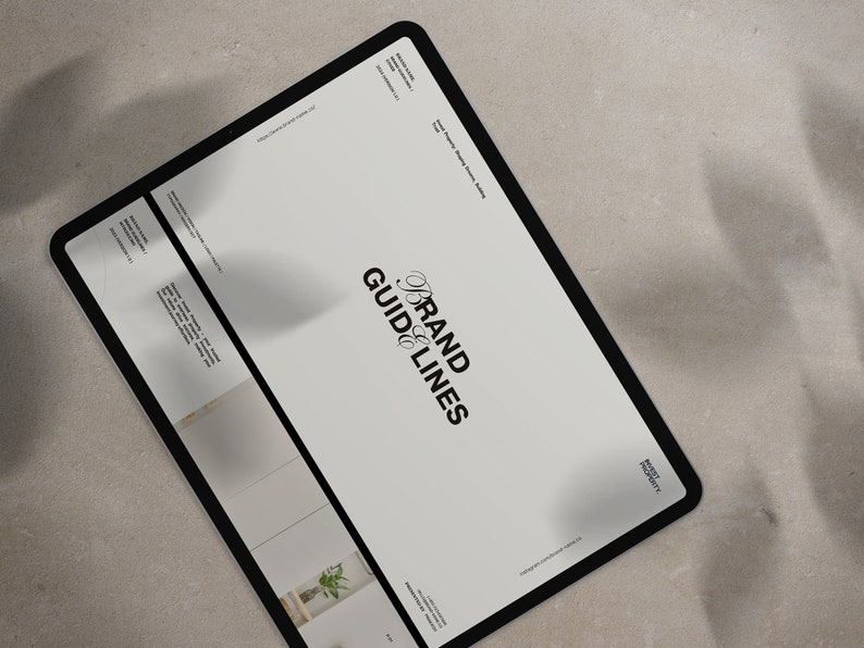 Brand Guidelines Template Branding Kit Canva Template Branding Business ...