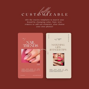 Nail Salon Instagram Story Templates: Manicure, Pedicure (canva ...