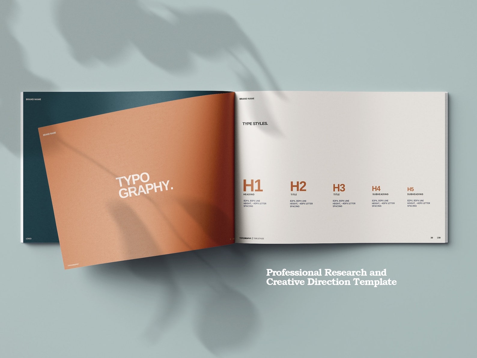 Brand Guidelines Template | Branding Kit Template | Brand Direction ...