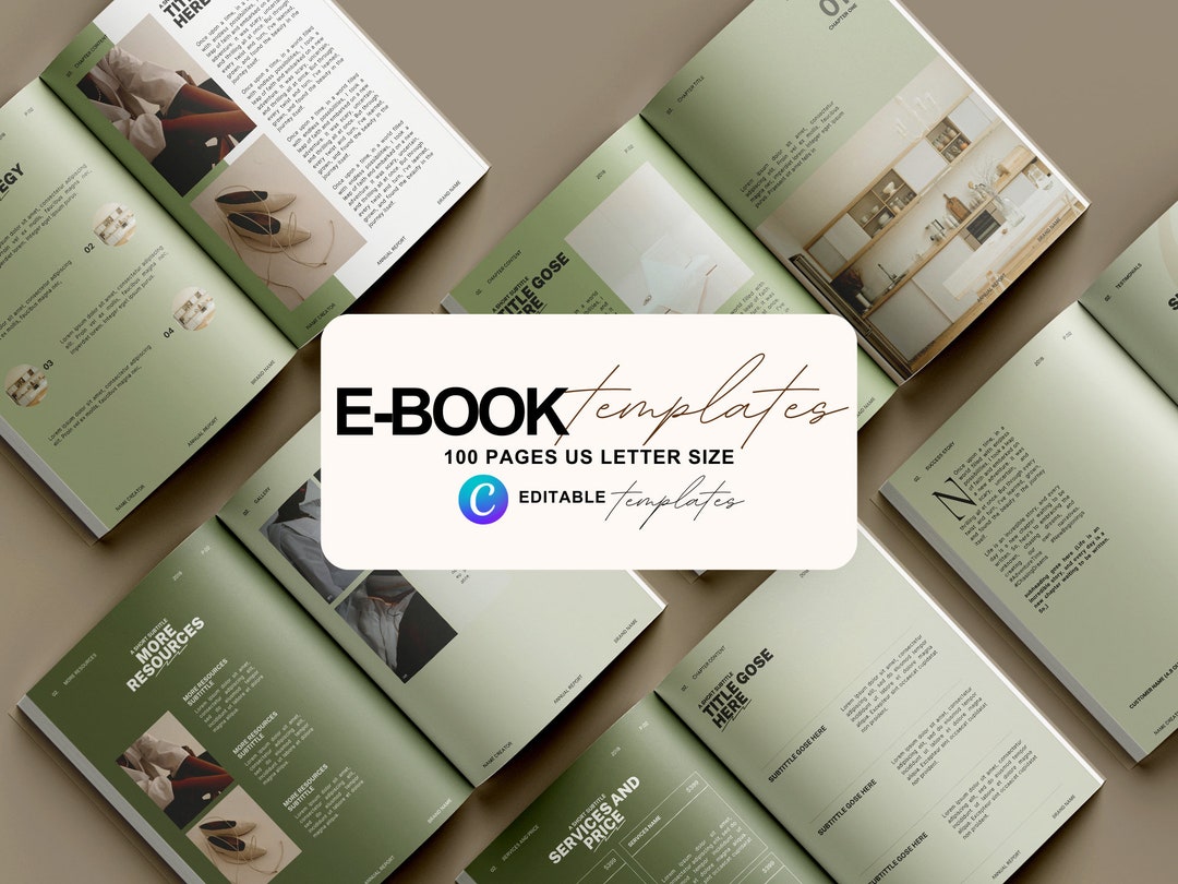 100-page E-book Template: Editable Canva Coaching Workbook (digital ...