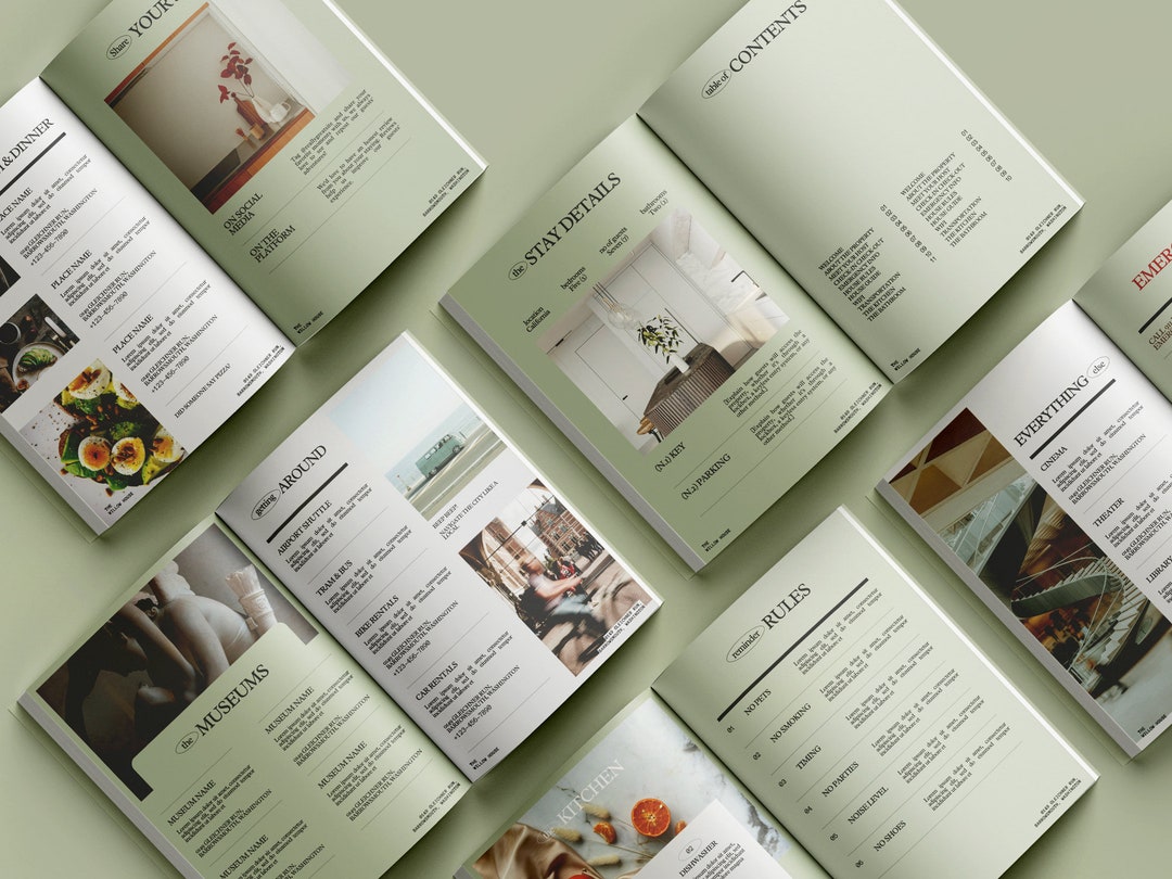 Airbnb Welcome Book Template | Airbnb House Manual | Airbnb Guest Book ...