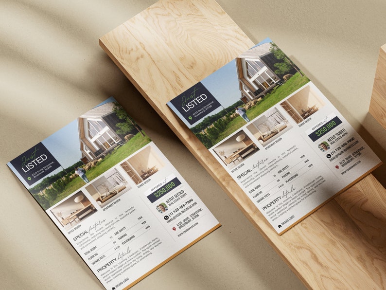 Editable Just Listed Flyer Template for Real Estate Marketing | New ... Editable Just Listed Flyer Template for Real Estate Marketing | New ...
