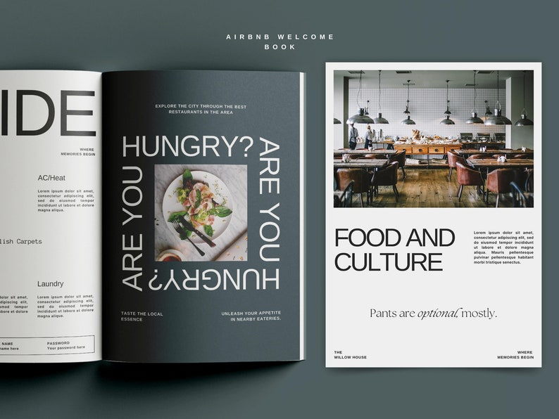 Airbnb Welcome Book Cabin Template | Canva | Cottage | Lake House ...