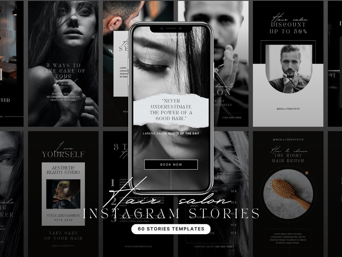 60 Hair Stylist Instagram Story Template | Hair Salon Instagram | Hair ...