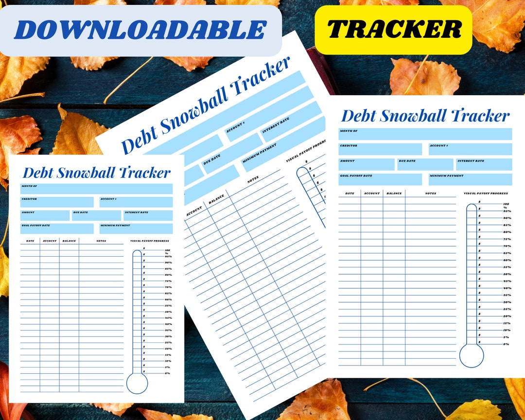 Debt Snowball Spreadsheet Tracker Template, Debt Snowball Debt Payoff ...
