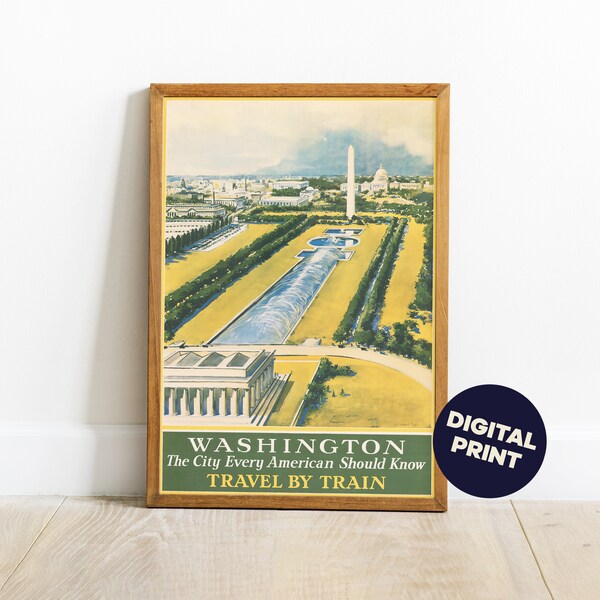 Washington Dc Poster - Etsy