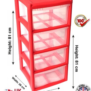 Plastic Storage Drawers Draw Tower Unit Mini Desktop Large - Etsy