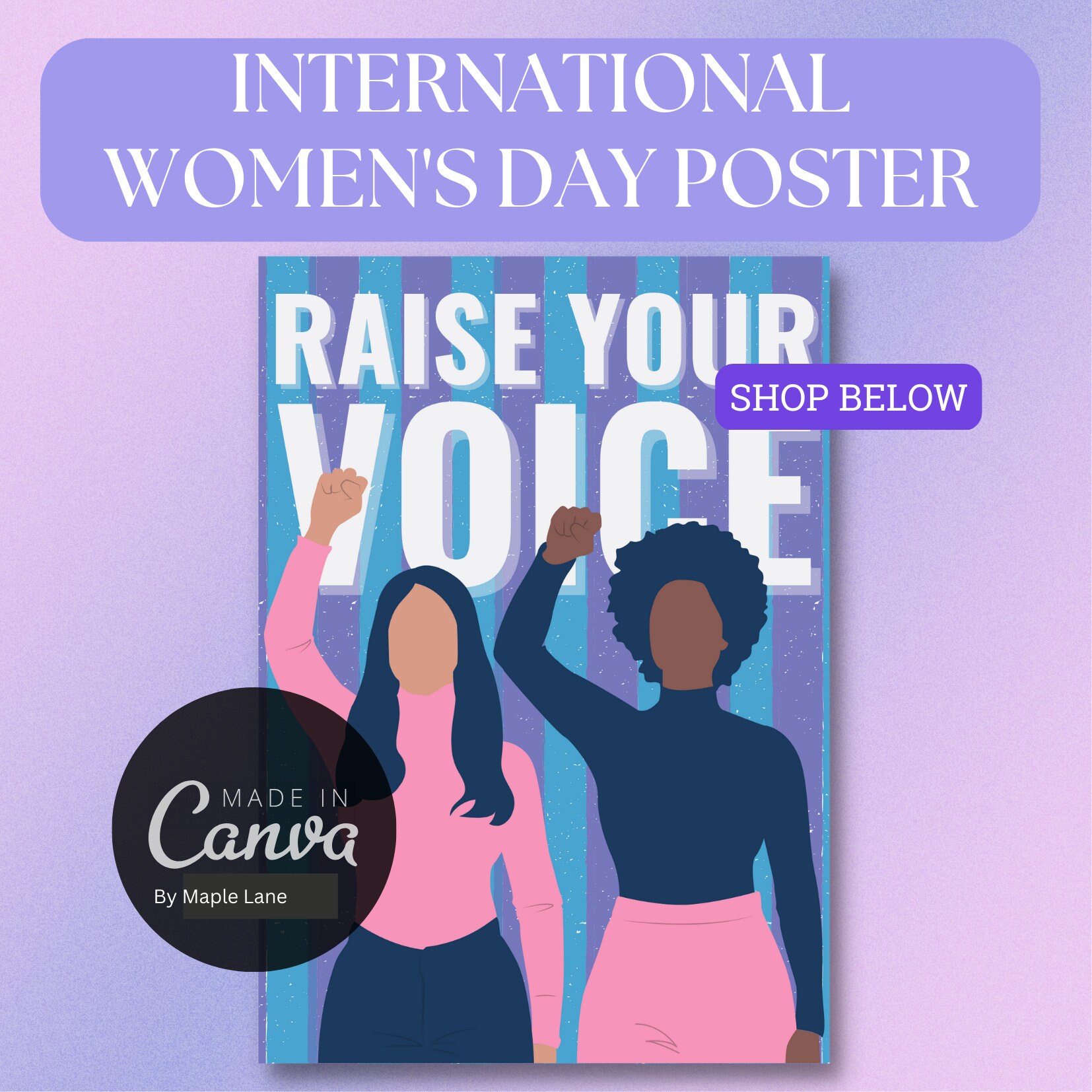Poster Bundle | International Women's Day | IWD Posters | Set of 8 ...