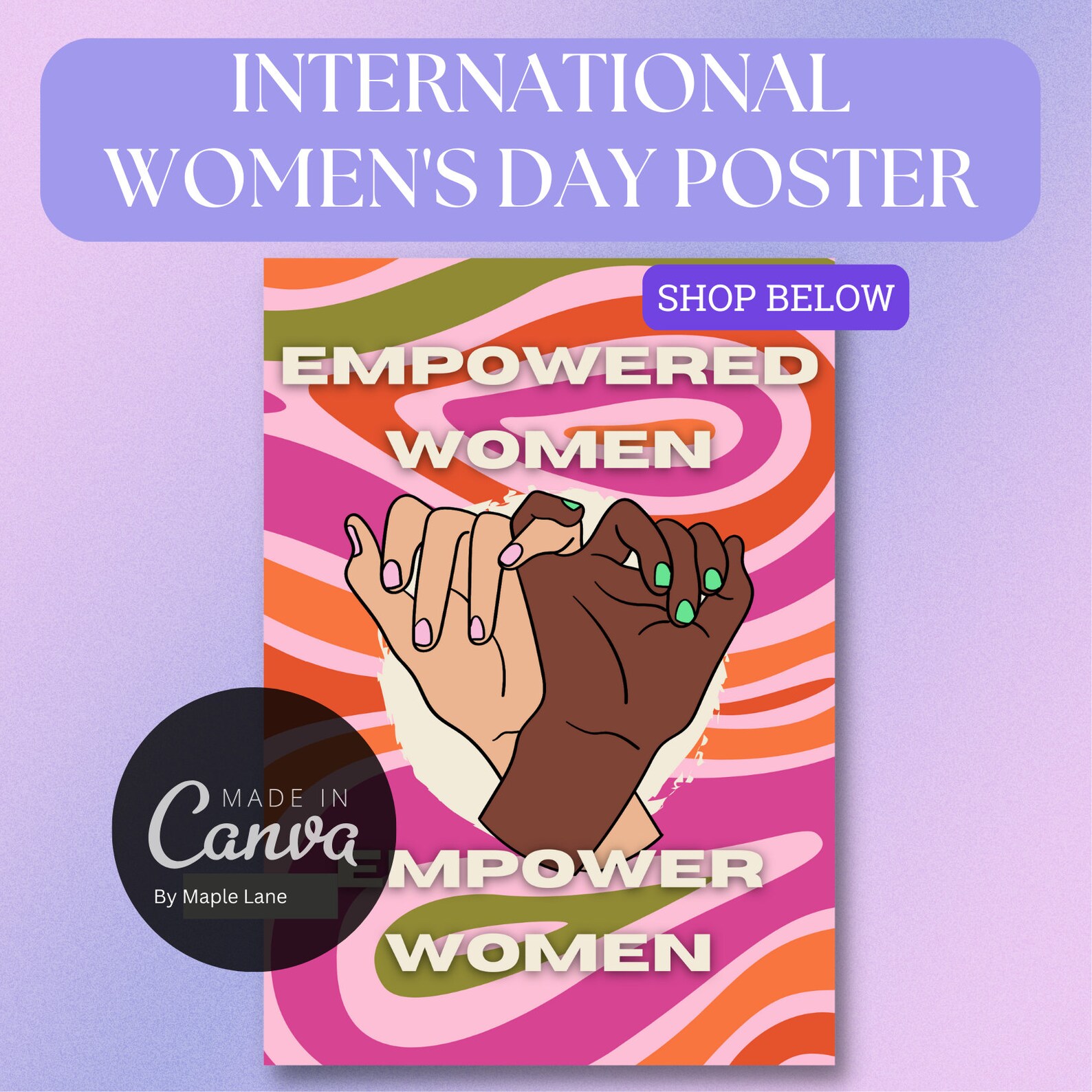 Poster Bundle International Women's Day IWD Posters Set of 8 Unique ...