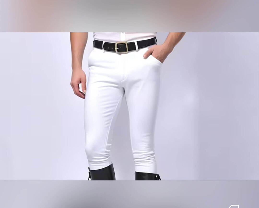 Men's Breeches Equestrian Horse Riding Pant Baggy Fit Trouser - Etsy