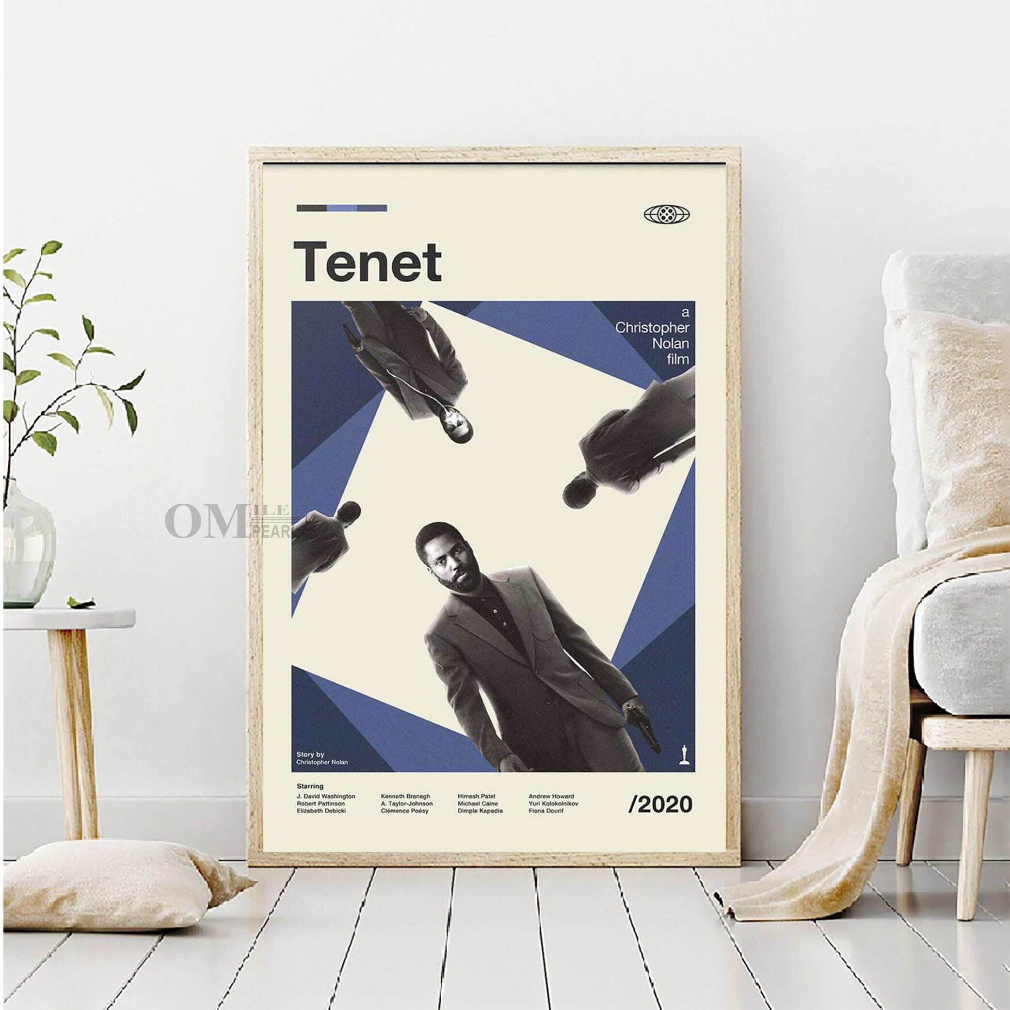 Mid Century Modern Tenet Posters Retro Movie Print Modern - Etsy