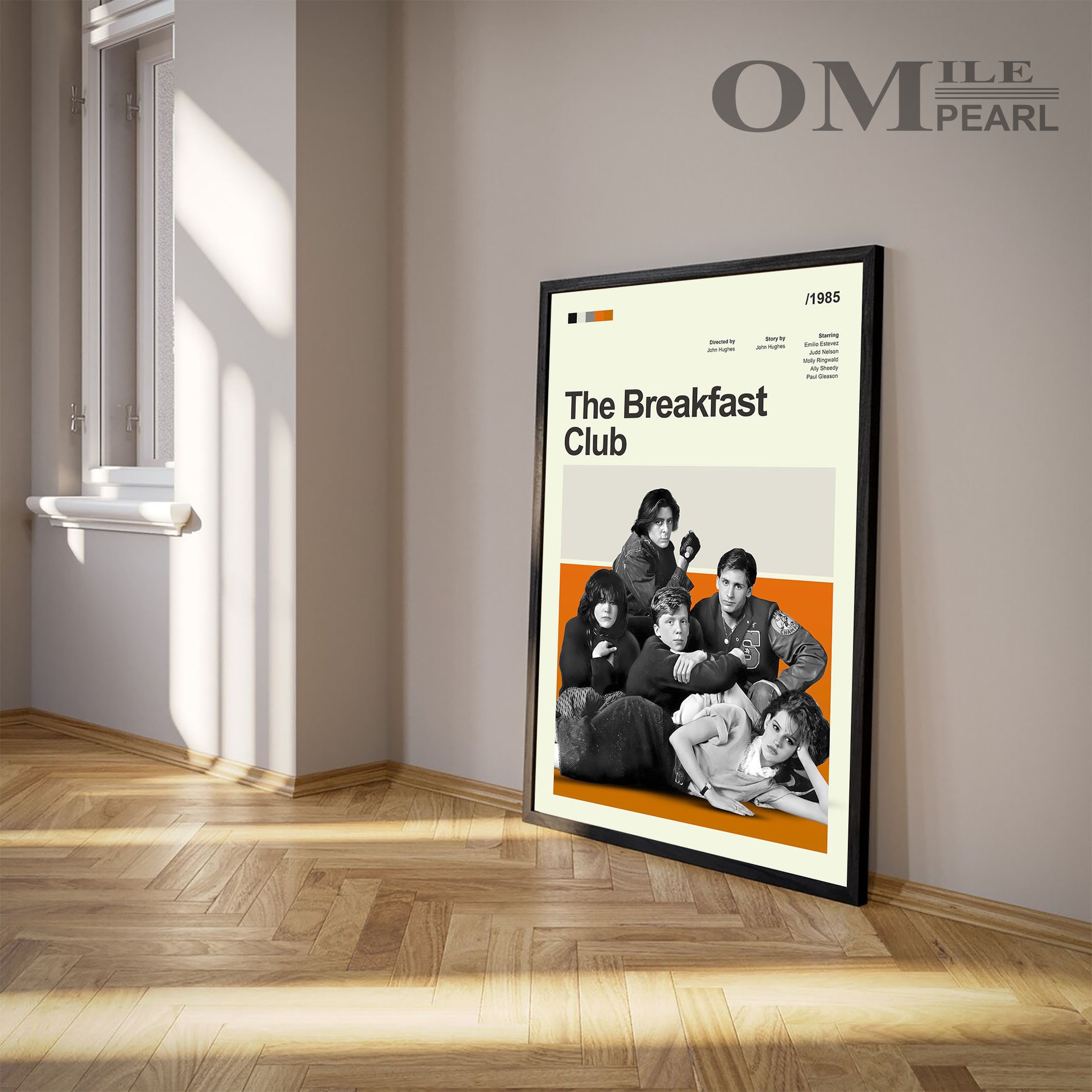 Mid Century Modern the Breakfast Club Movie Poster, Retro Movie Print ...