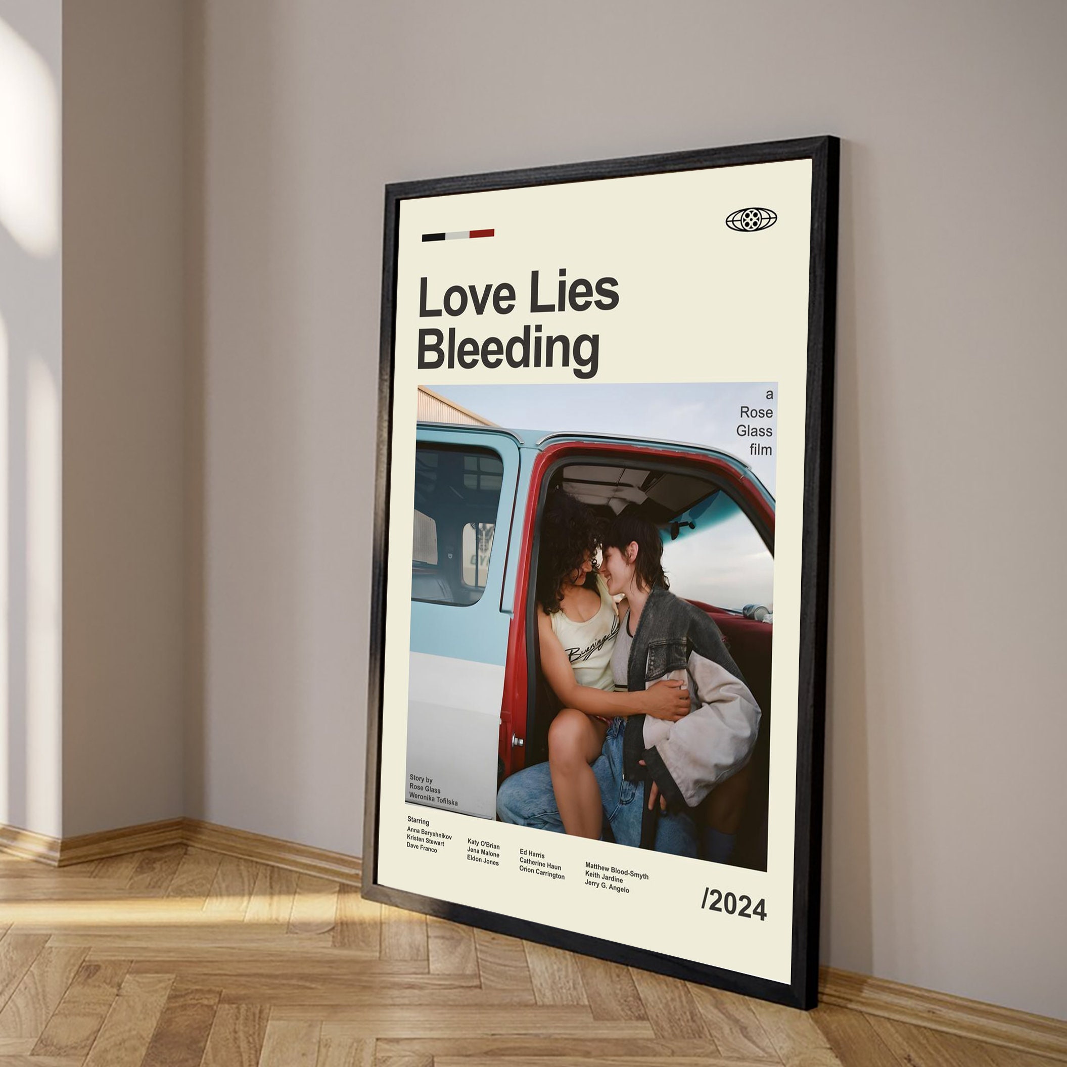 Love Lies Bleeding Movie Poster, Amaranthus Caudatus Poster, Kristen ...