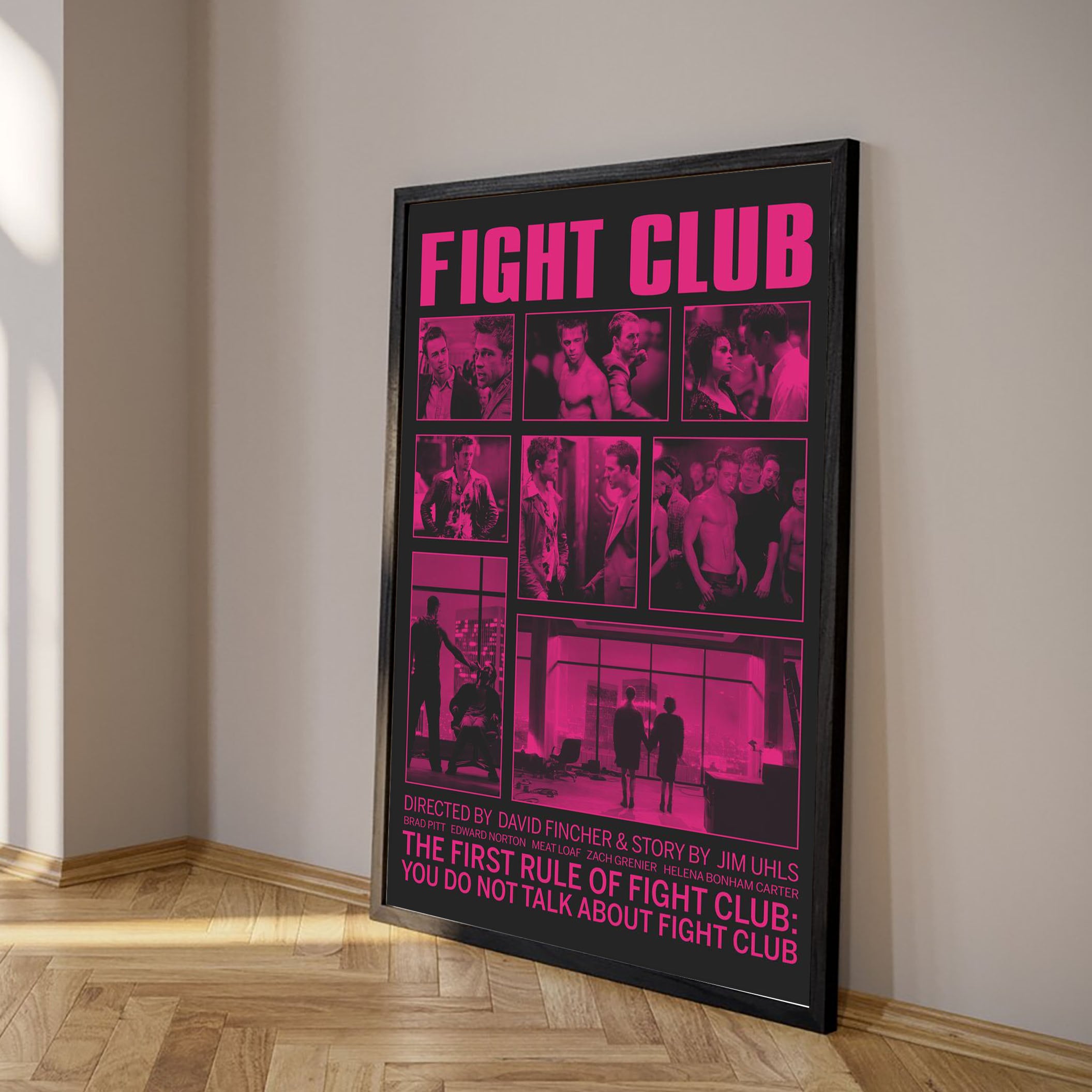 Fight Club Poster, Tyler Durden Poster, Fight Club Film Poster, Modern ...