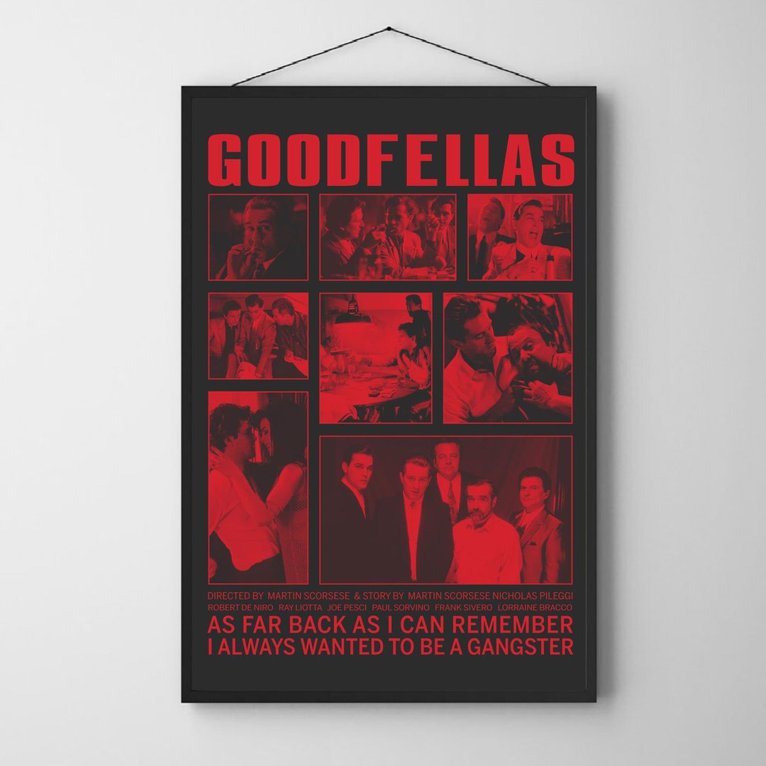 Goodfellas Poster, Martin Scorsese Movie Poster, Goodfellas Film Poster ...