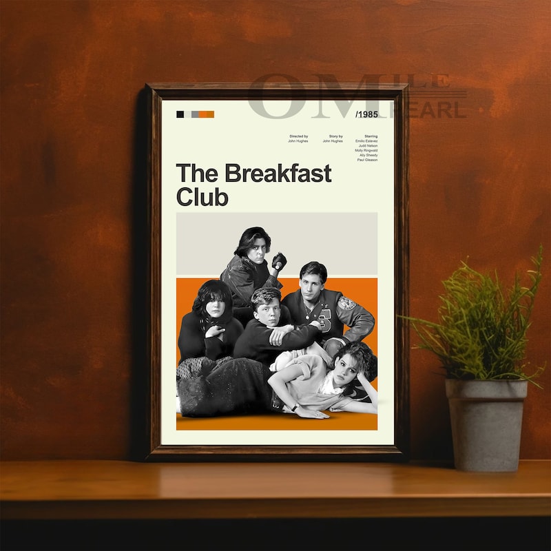 The Breakfast Club Poster - Etsy
