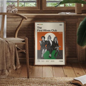 Mid Century Modern First Wives Club Movie Poster, Retro Movie Print ...