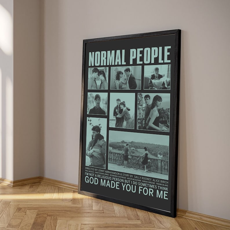 Normal People Movie Poster, Paul Mescal Series Poster, Normal People ...