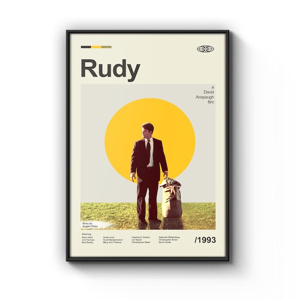 Rudy Movie Poster - Etsy