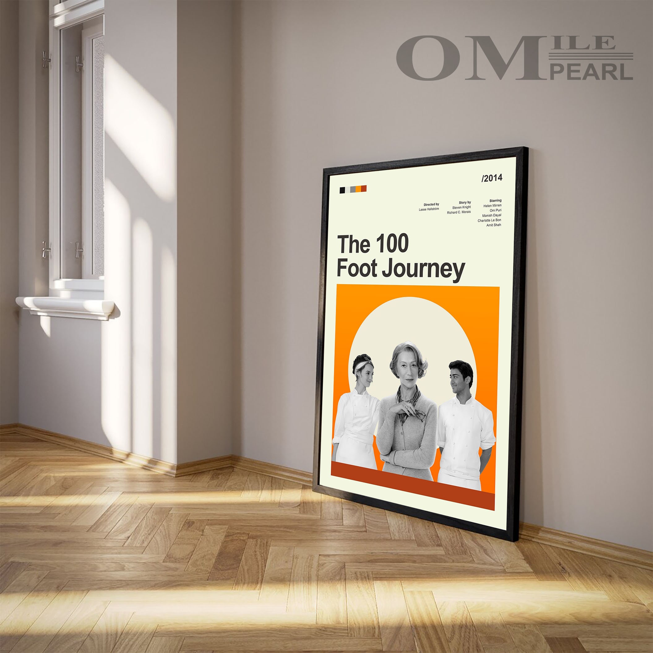 Mid Century Modern the Hundred-foot Journey Movie Poster - Etsy