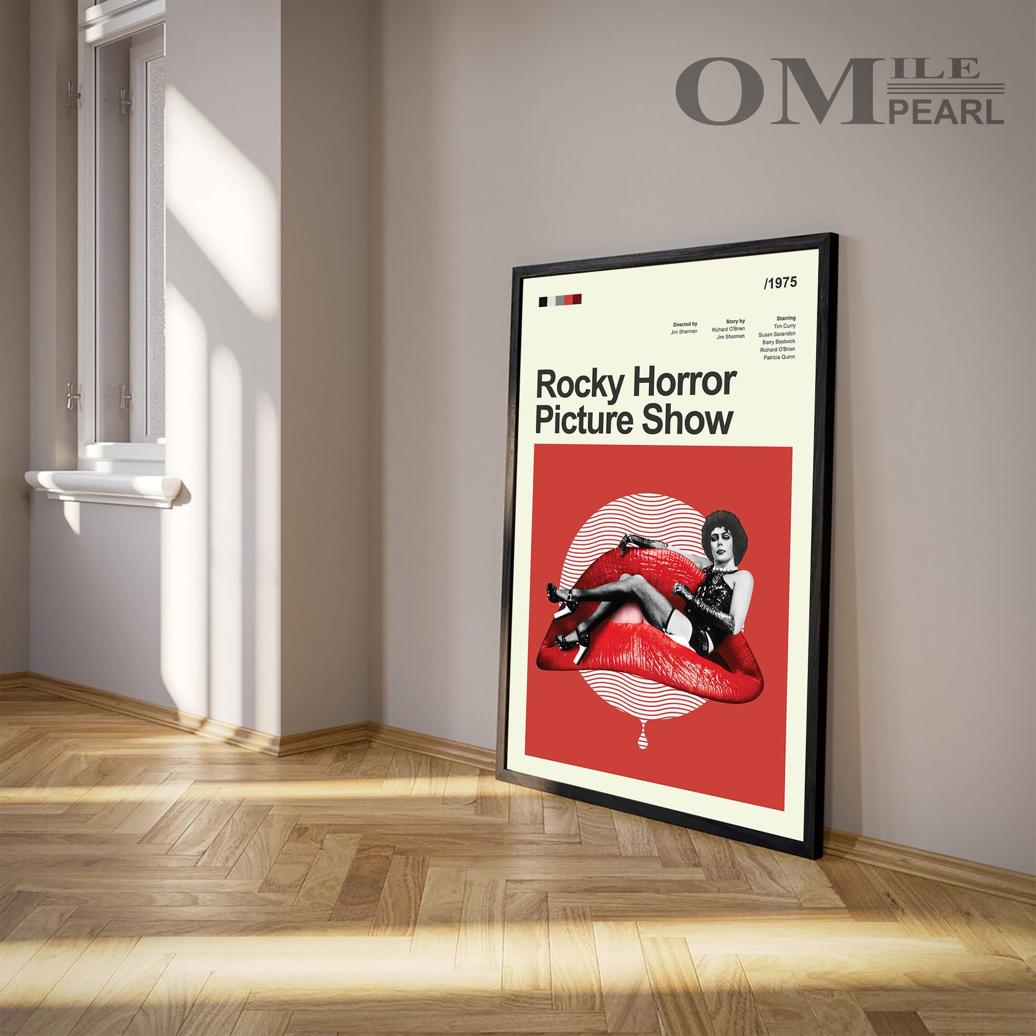 Mid Century Modern the Rocky Horror Picture Show Movie Poster, Retro ...