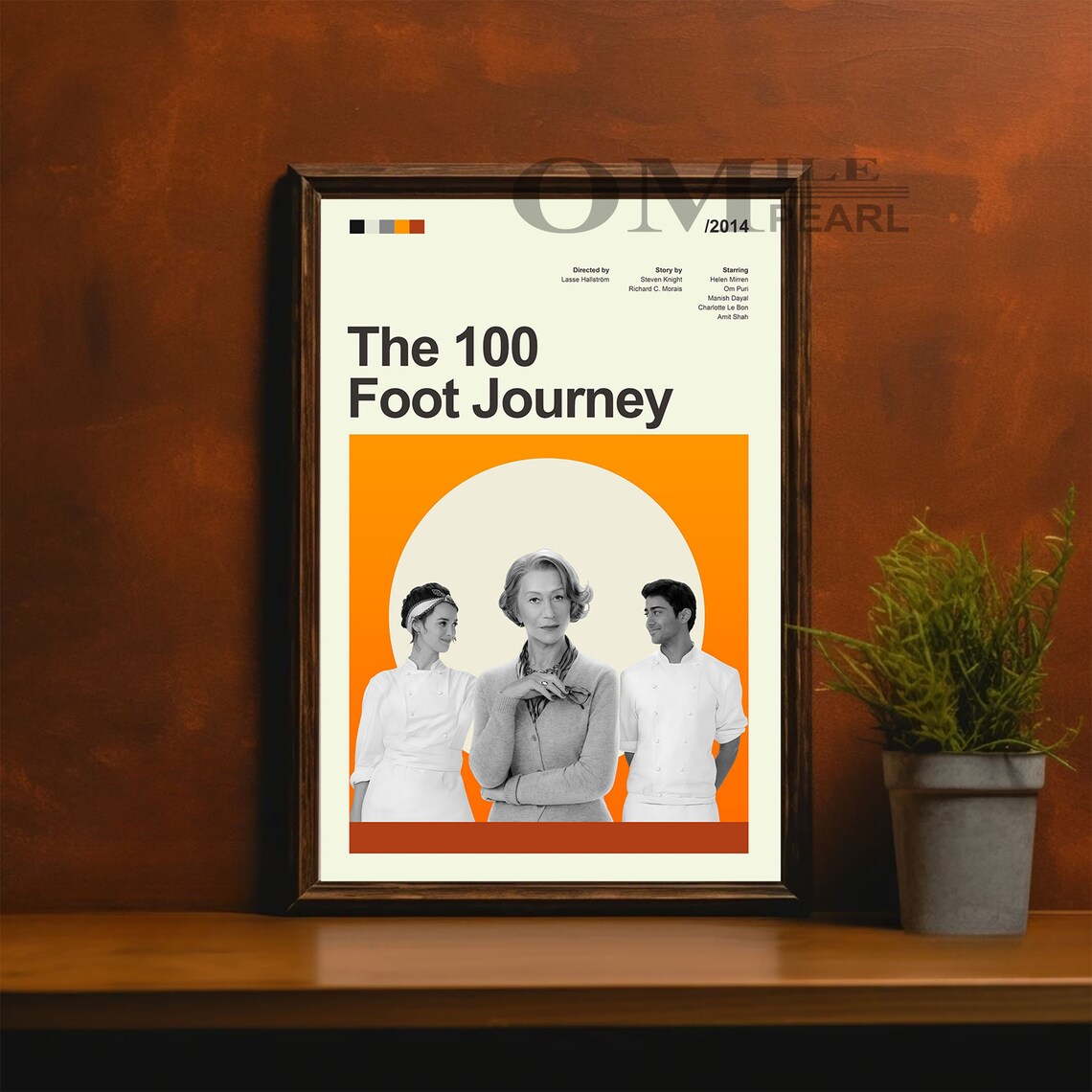 Mid Century Modern the Hundred-foot Journey Movie Poster - Etsy