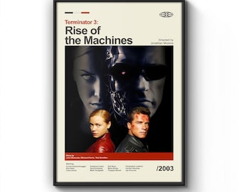 Terminator 3 Poster Rise of the Machines - Etsy