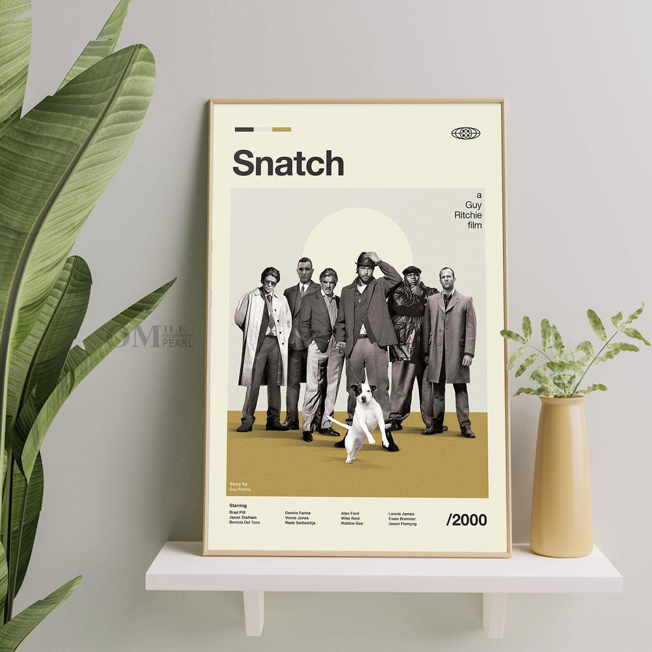 Mid Century Modern Snatch Posters Retro Movie Print Modern - Etsy