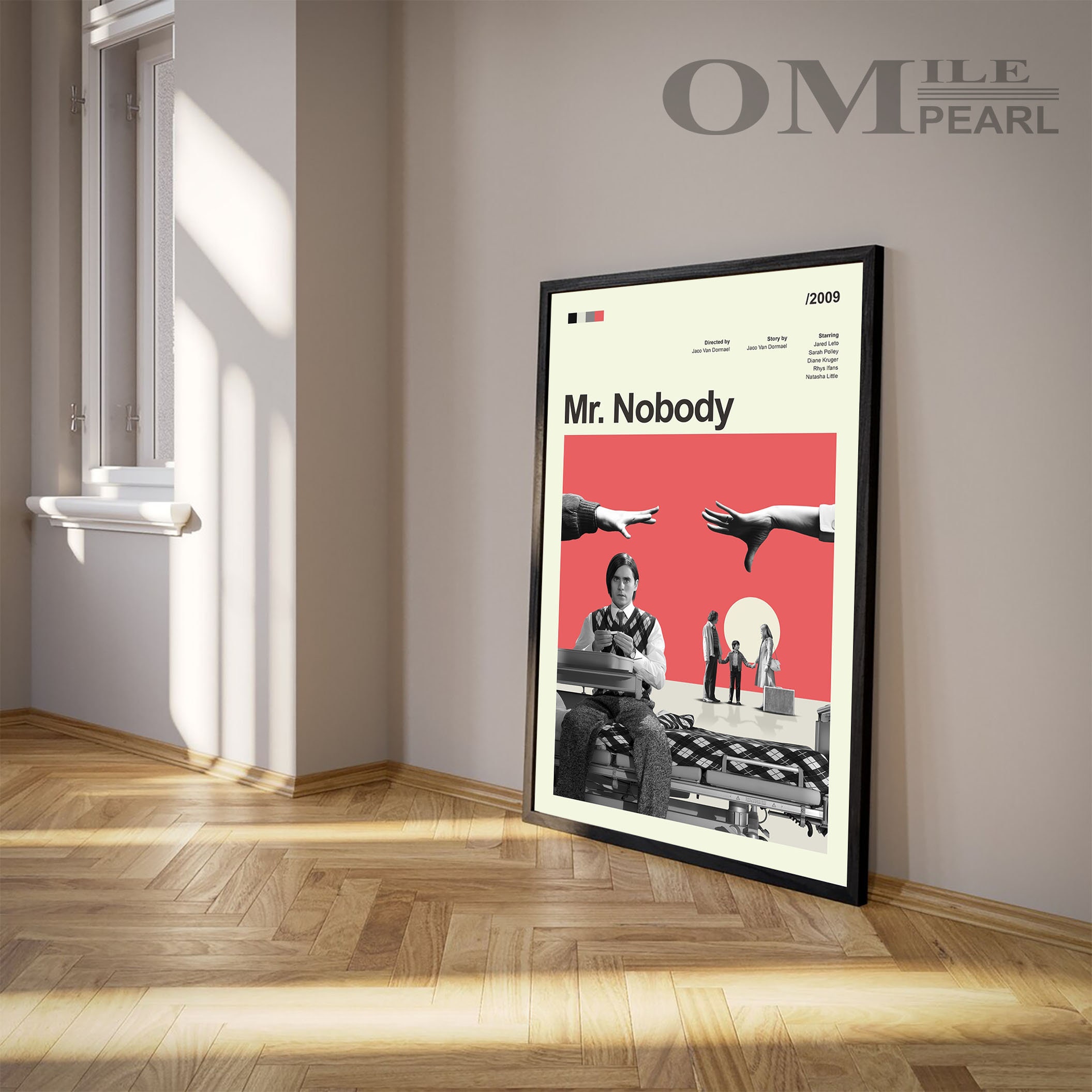 Mid Century Modern Mr Nobody Movie Poster, Retro Movie Print, Modern ...